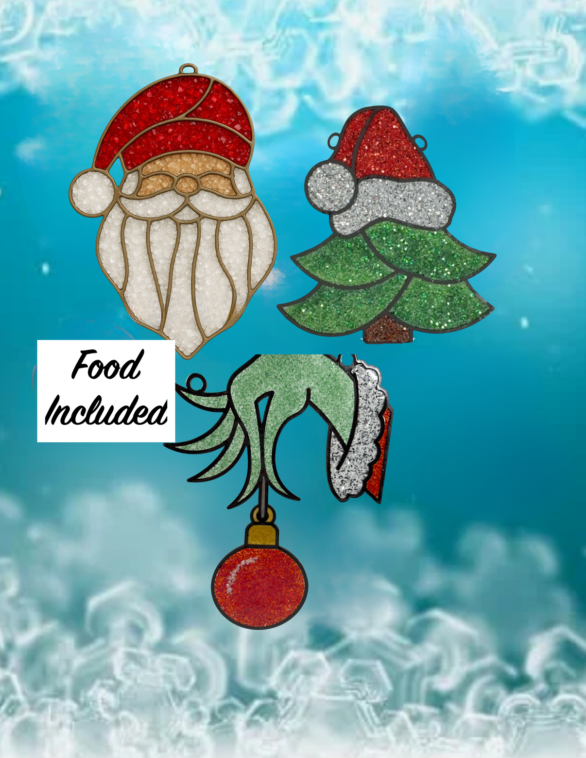 Holiday Resin Suncatcher Workshop . Friday December 12 . Coyote Cafe H ...